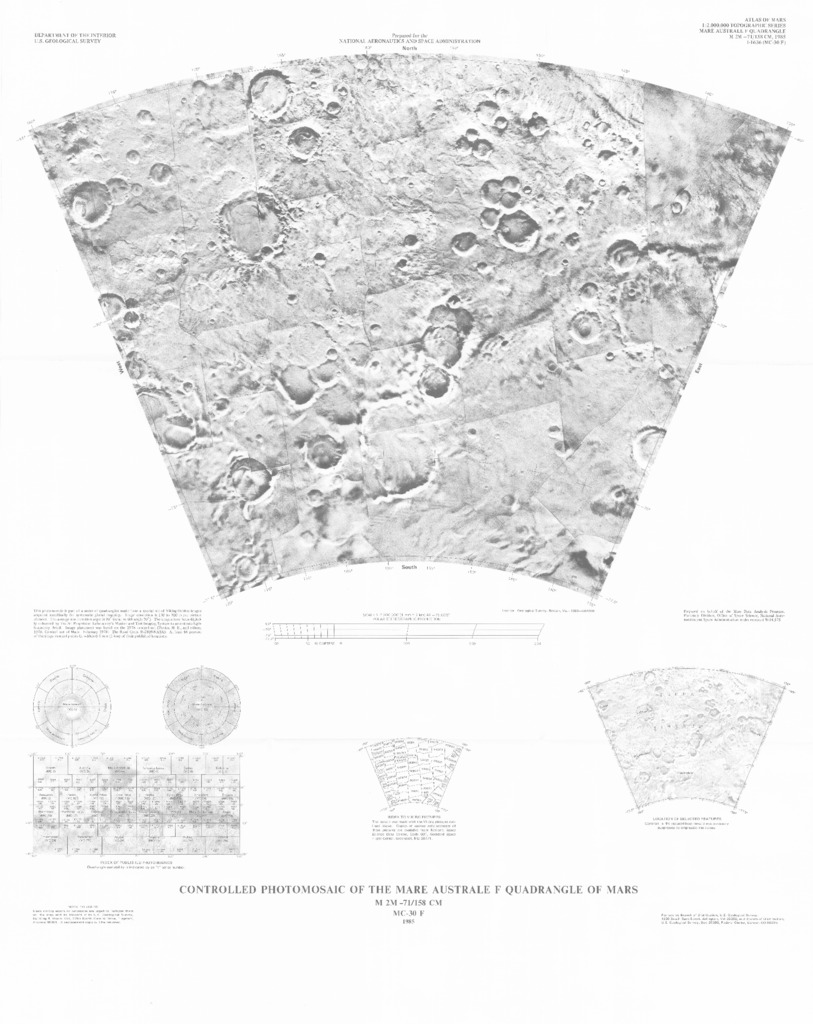 Astropedia - Mars Controlled Photomosaic of the Mare Australe F Quadrangle