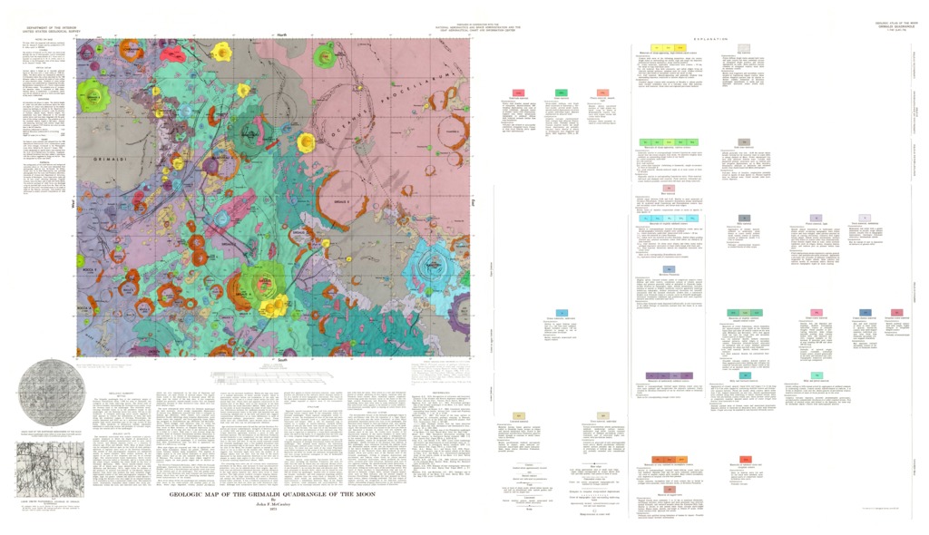 Astropedia - Moon Geologic Map of the Grimaldi Quadrangle