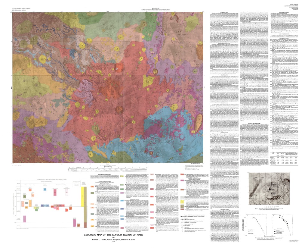 Astropedia - Mars Geologic Map of the Elysium Region