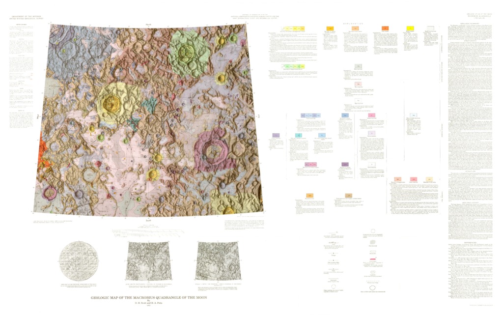 Astropedia - Moon Geologic Map of the Macrobius Quadrangle