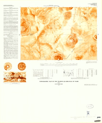Astropedia - Mars Topographic Maps of the Tharsis Quadrangle