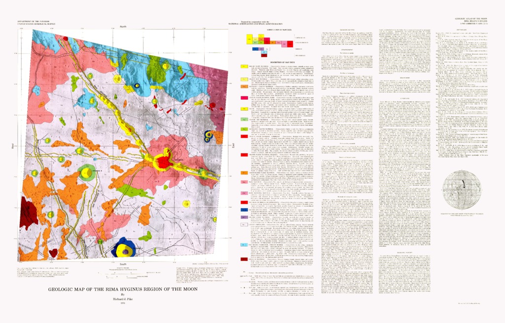 Astropedia - Moon Geologic Map of the Rima Hyginus Region