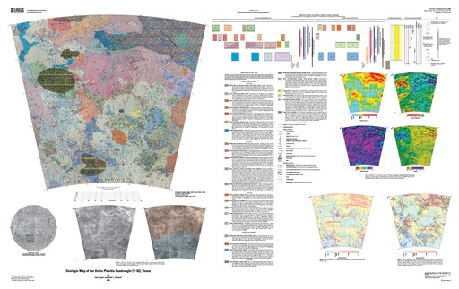 Astropedia - Venus Geologic Map of the Helen Planitia Quadrangle