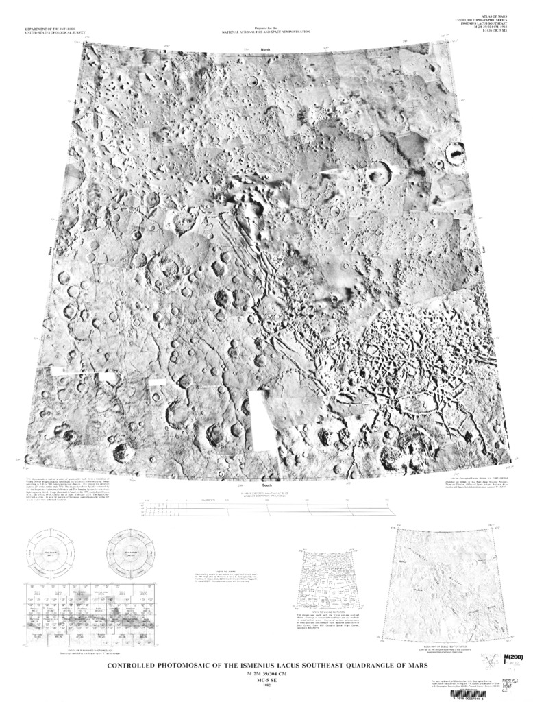 Astropedia - Mars Controlled Photomosaic of the Ismenius Lacus ...