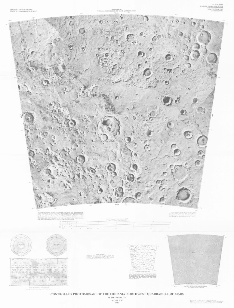 Astropedia - Mars Controlled Photomosaic of the Eridania Northwest ...