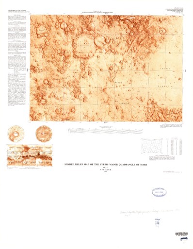 Astropedia - Mars Shaded Relief Map of the Syrtis Major Quadrangle
