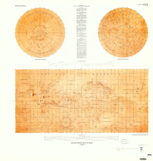 Astropedia - Mars Shaded Relief Map