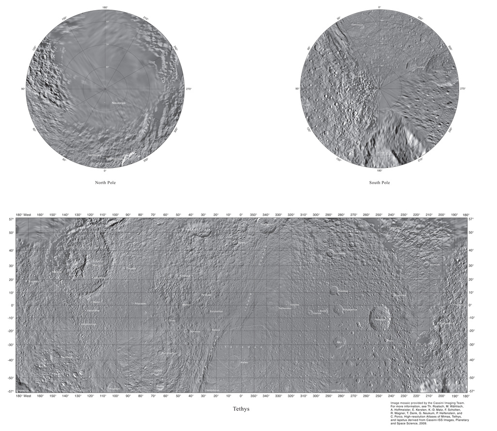 Astropedia - Tethys Nomenclature