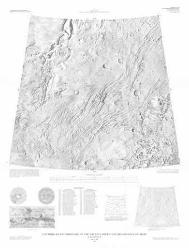 Astropedia - Mars Controlled Photomosaic of the Arcadia Southeast ...