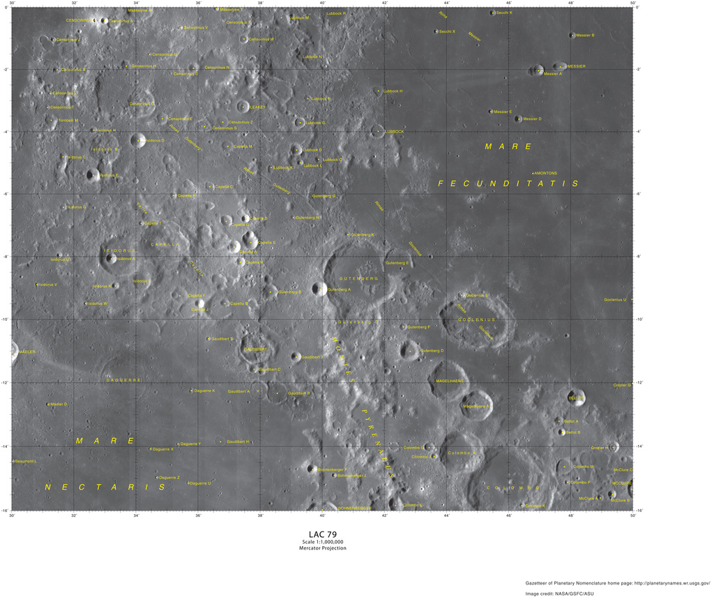 Astropedia - Moon LAC-79 Colombo Nomenclature