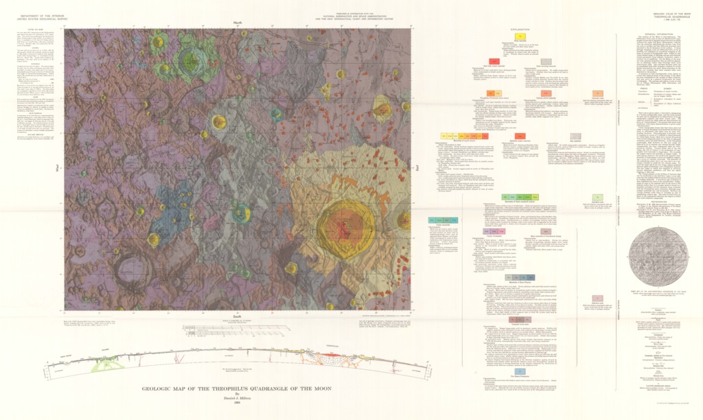 Astropedia - Moon Geologic Map of the Theophilus Quadrangle