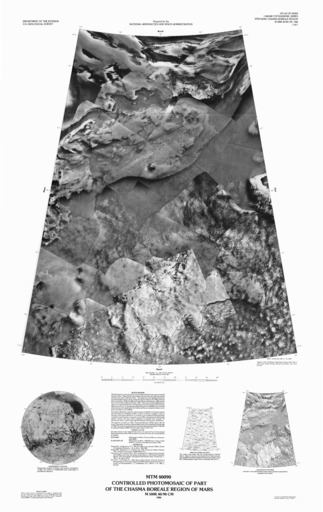 Astropedia - Mars MTM 80090 Controlled Photomosaic of Part of the ...