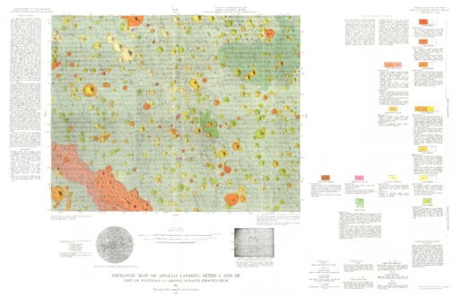 Astropedia - Moon Geologic Map of Apollo Landing Sites 4 and 4R