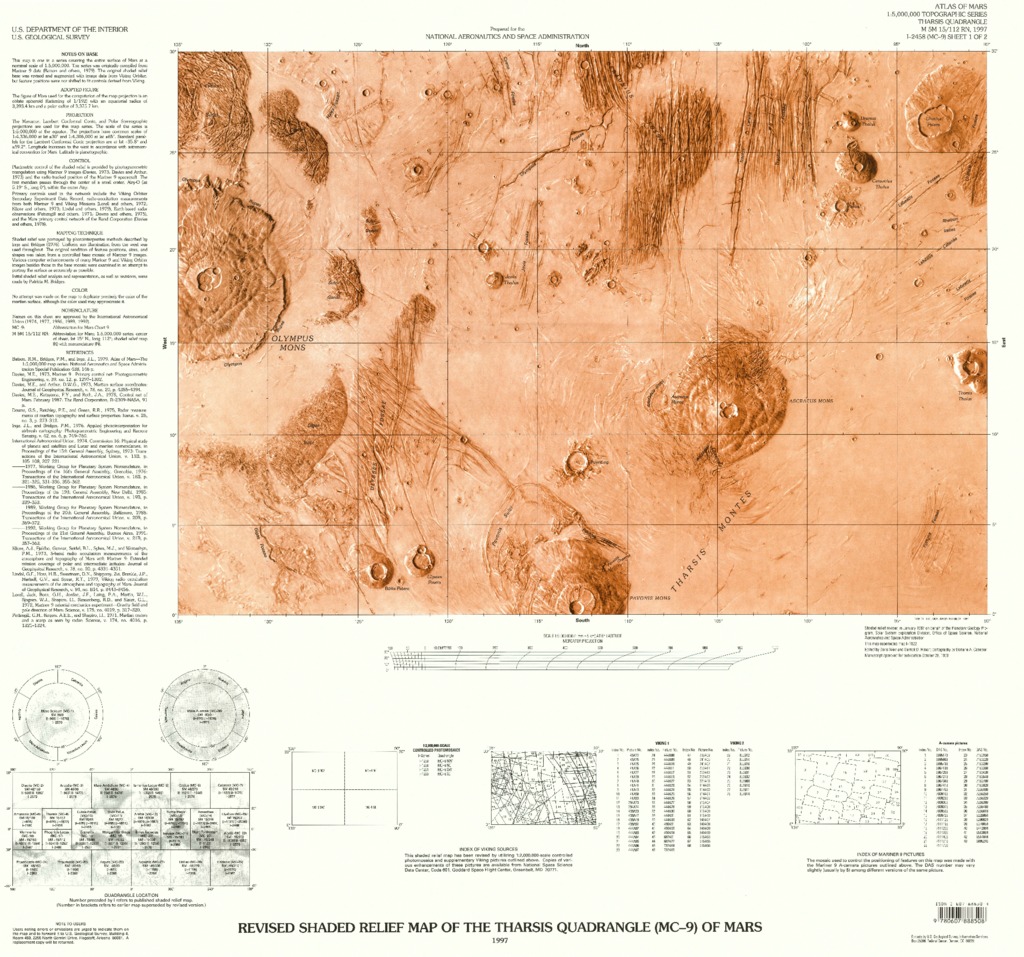 Astropedia - Mars Revised Shaded Relief Map and Controlled Photomosaic ...