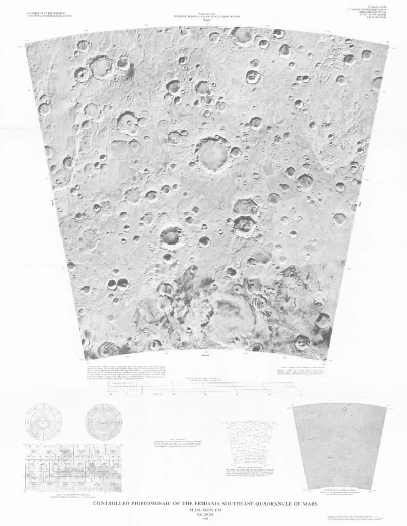 Astropedia - Mars Controlled Photomosaic of the Eridania Southeast ...