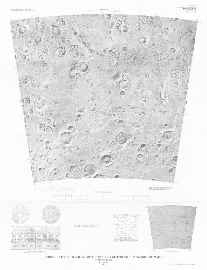 Astropedia - Mars Controlled Photomosaic of the Eridania Northeast ...