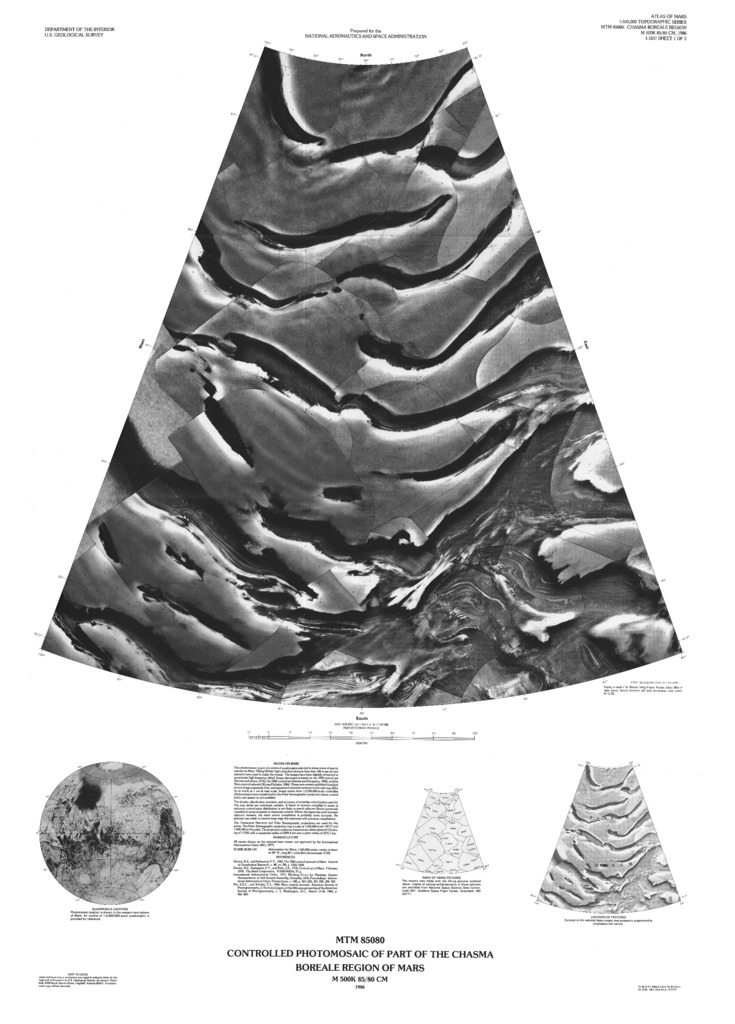 Astropedia - Mars MTM 85080 Controlled Photomosaics of Part of the ...