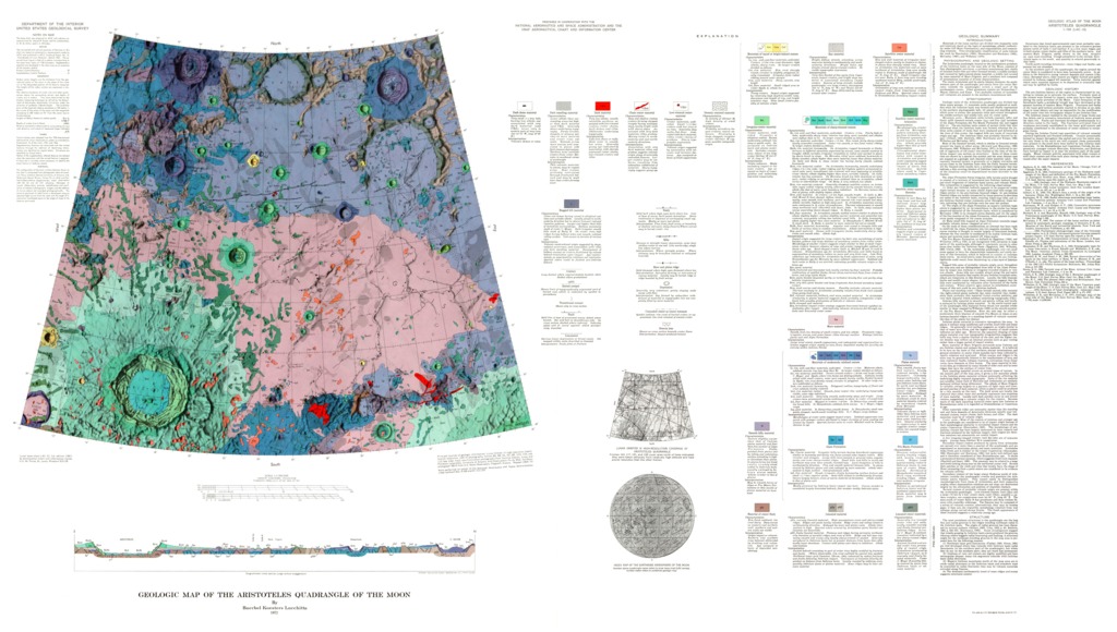 Astropedia - Moon Geologic Map of the Aristoteles Quadrangle