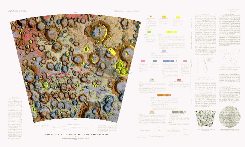 Astropedia - Moon Geologic Map of the Hommel Quadrangle