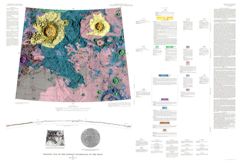 Astropedia - Moon Geologic Map of the Eudoxus Quadrangle