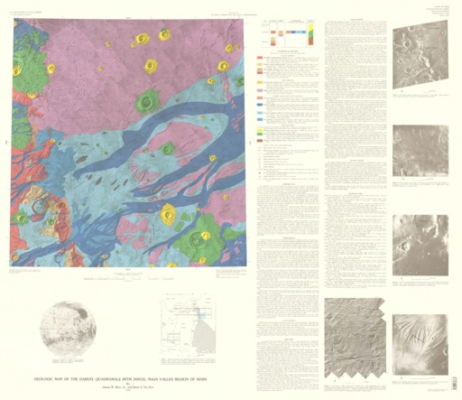 Astropedia - Mars Geologic Map of the Darvel Quadrangle , Maja Valles ...