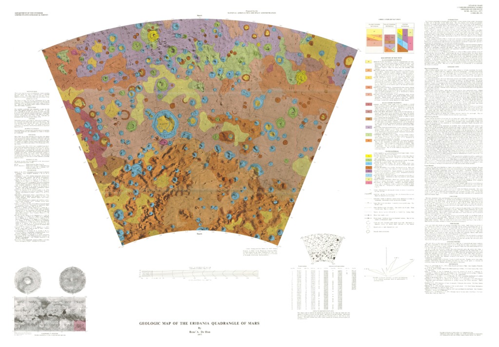 Astropedia - Mars Geologic Map of the Eridania Quadrangle