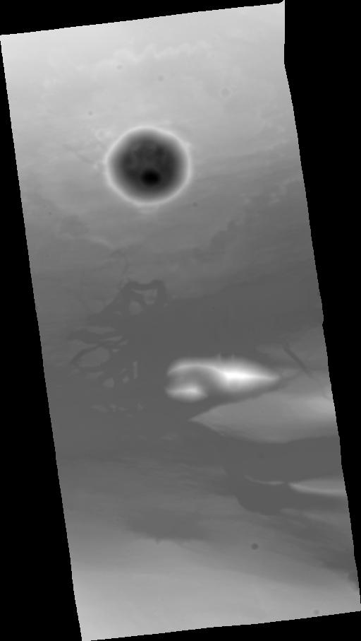 Astropedia Ctx Dtm North Kasei Valles Distal Flow