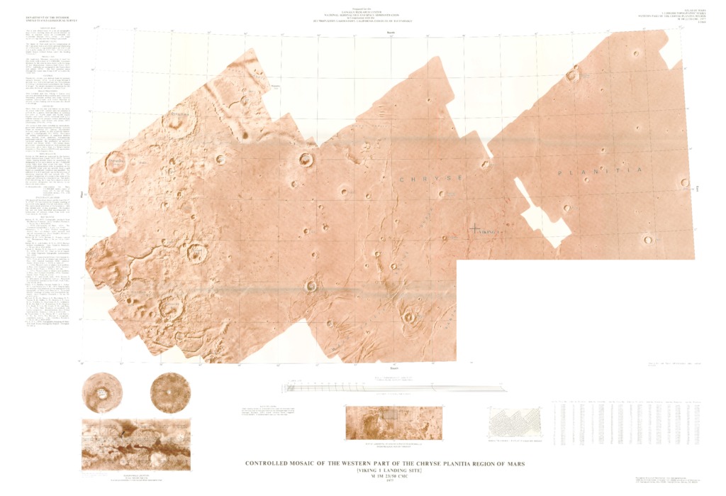 Astropedia - Mars Controlled Mosaic of the Western Part of the Chryse ...