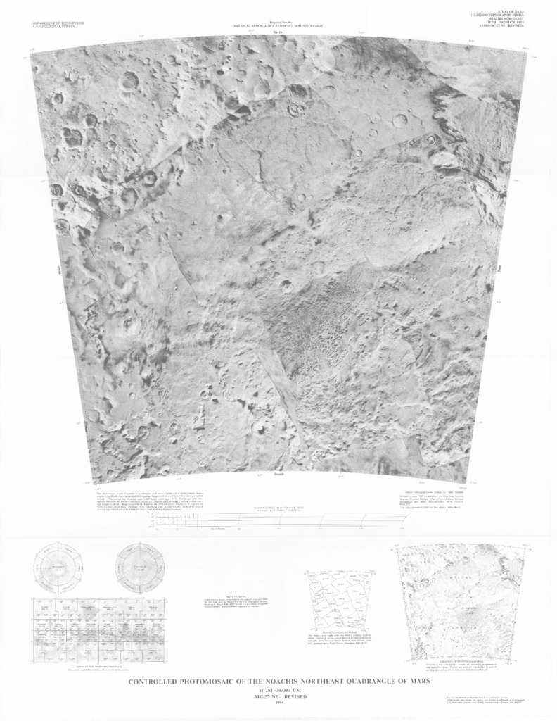 Astropedia - Mars Controlled Photomosaic of the Noachis Northeast ...